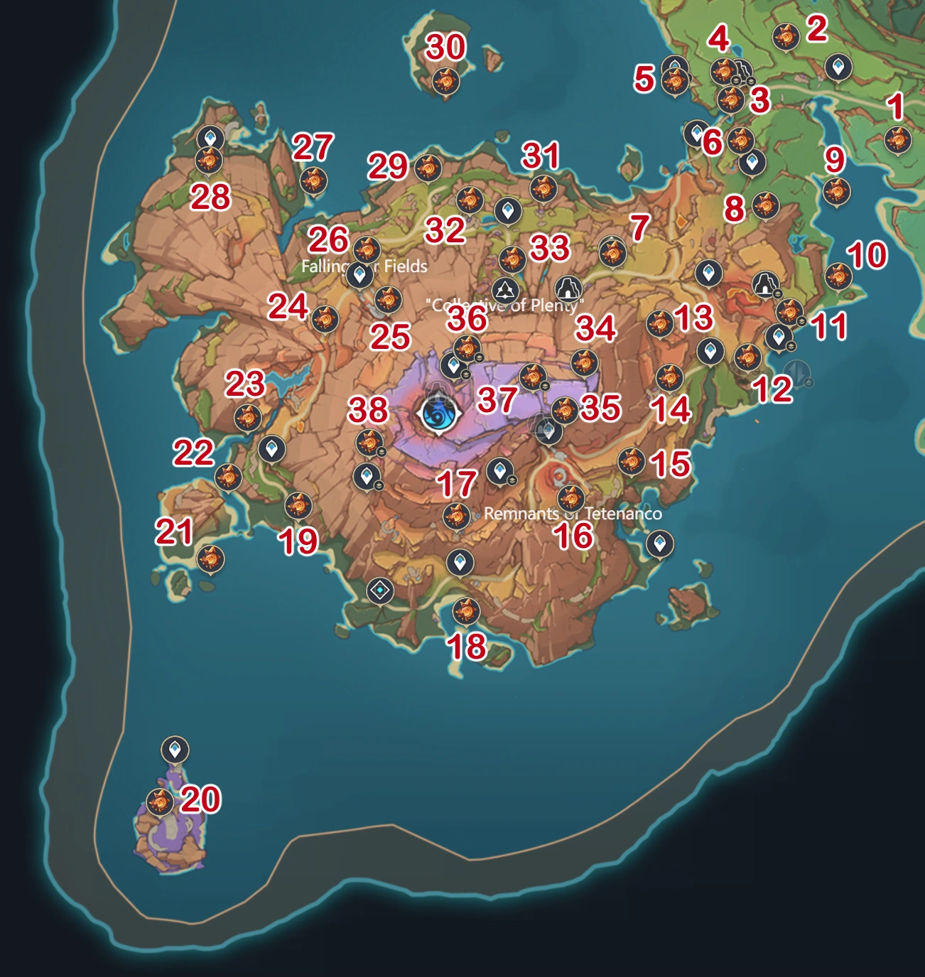 Complete Guide to All Pyroculus Locations in Natlan Region