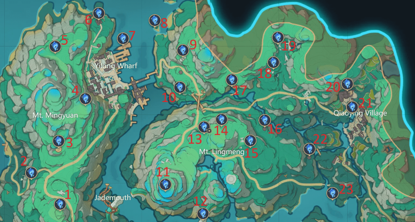 Genshin Impact Guide: All Spirit Carp Locations and Uses